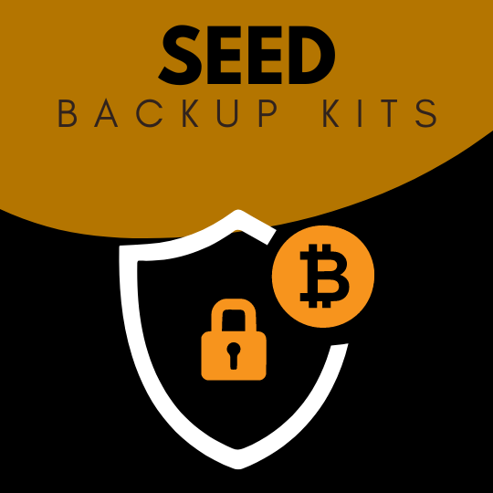 Seed Backup Kits – Bitcoin Only