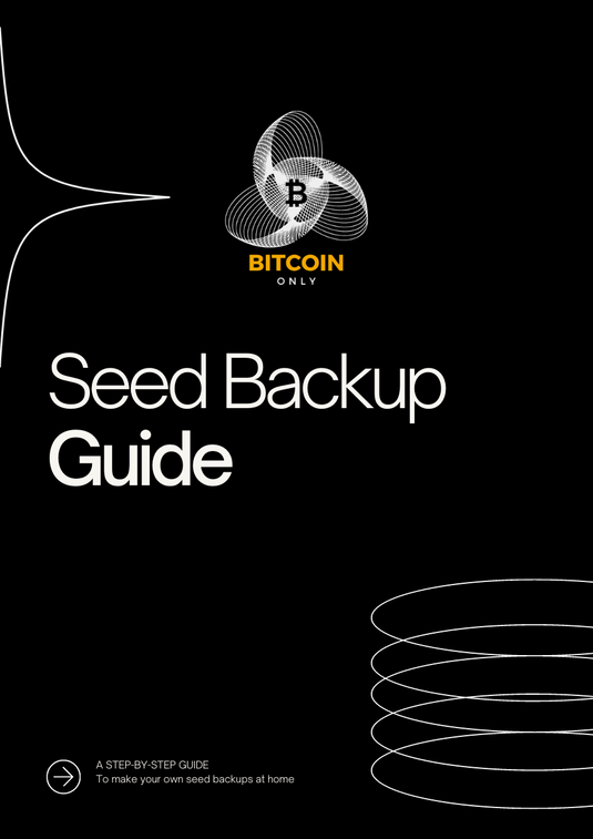 Seed Backup Guide – Bitcoin Only